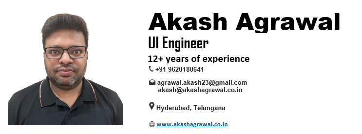 Akash Agrawal - Senior Consultant
